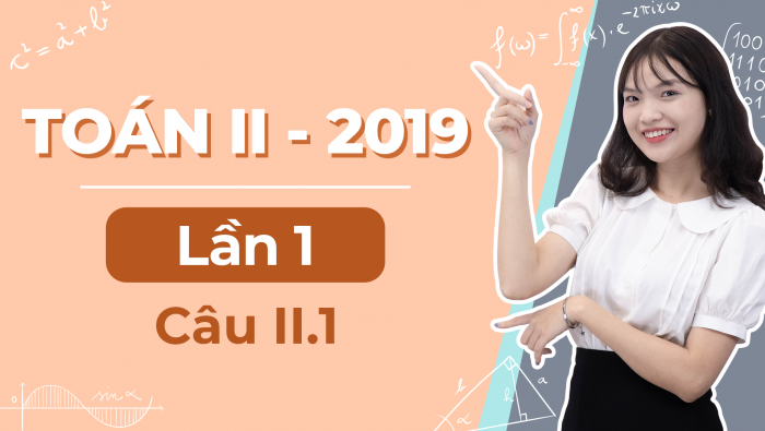 Dungmori - Khóa học EJU Toán 2 | Câu II- 1